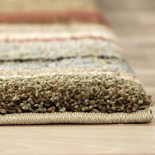 Orian Rugs Wild Weave Dusk to Dawn Area Rug, 5'3" x 7'6", Multicolor
