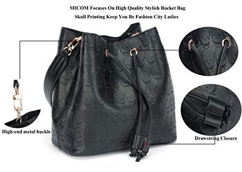 Womens Hobo Tote Bag Leather Shoulder Bag for Women Bucket Bag Hobo Handbag Fit for Dating, Working, Shopping