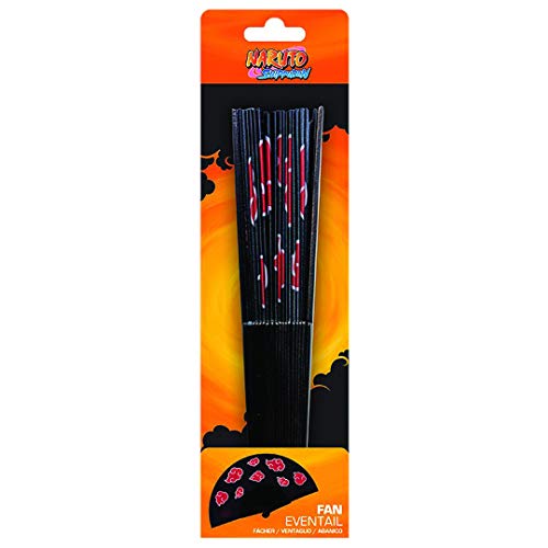 ABYstyle Naruto Shippuden Akatsuki Folding Handheld Rave Fan Anime Manga Cosplay Props Accessories Merch Fans