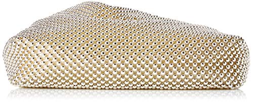 Jessica McClintock womens Logan Mesh Pouch Evening Bag, Lt Gold, One Size US