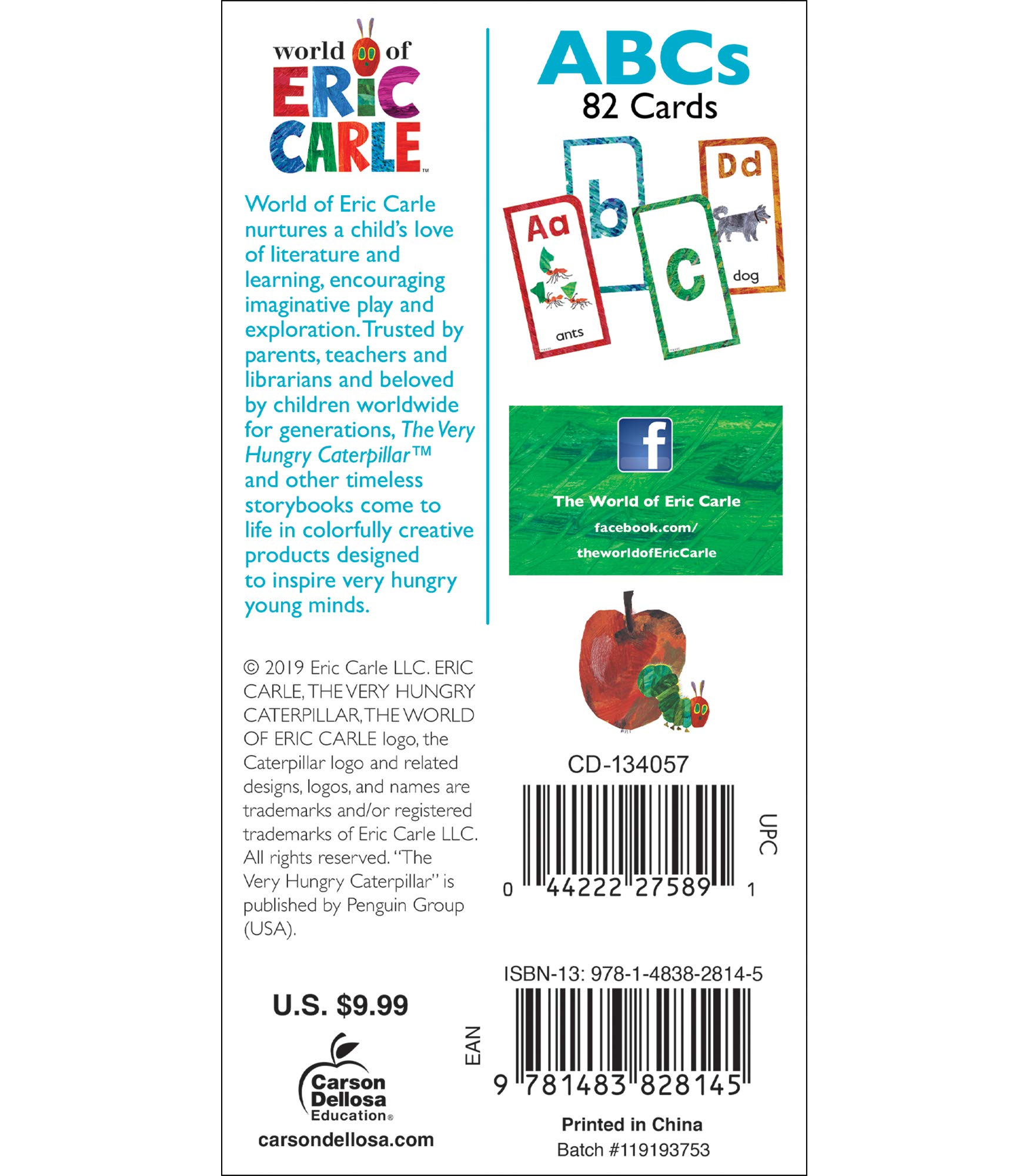 World of Eric Carle ABCs Flash Cards