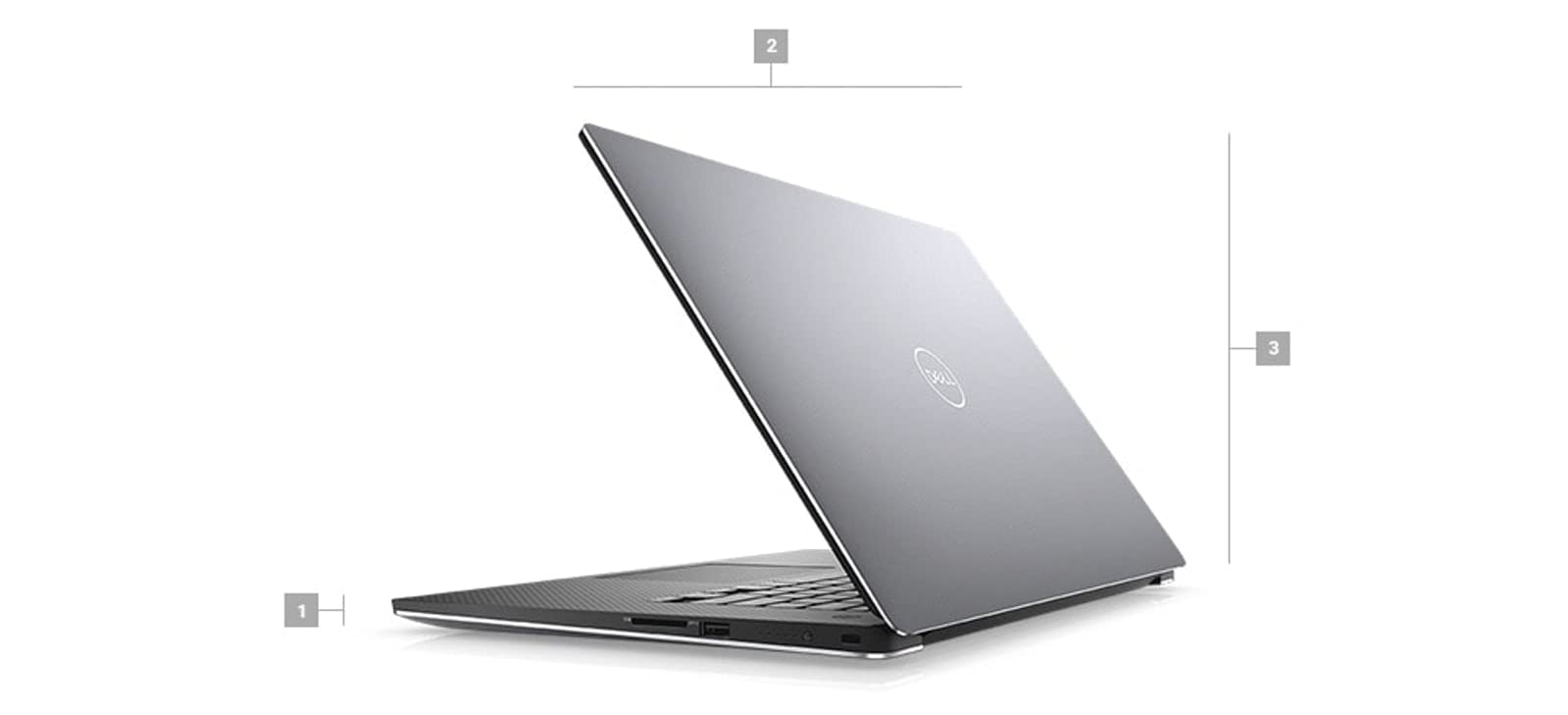 Dell Precision 5000 5540 Workstation Laptop (2019) | 15.6'' FHD | Core i7 - 1TB SSD - 32GB RAM - Quadro T2000 | 6 Cores @ 4.6 GHz Win 10 Pro (Reed), Platinum Silver