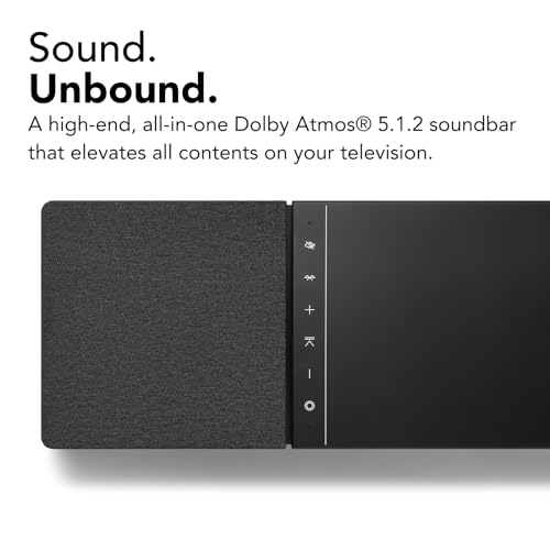 Devialet Dione - All-in-One HDMI Dolby Atmos Soundbar - Enhance Home Cinema - Patented Technologies for Immersive Sound - Seamless Connectivity