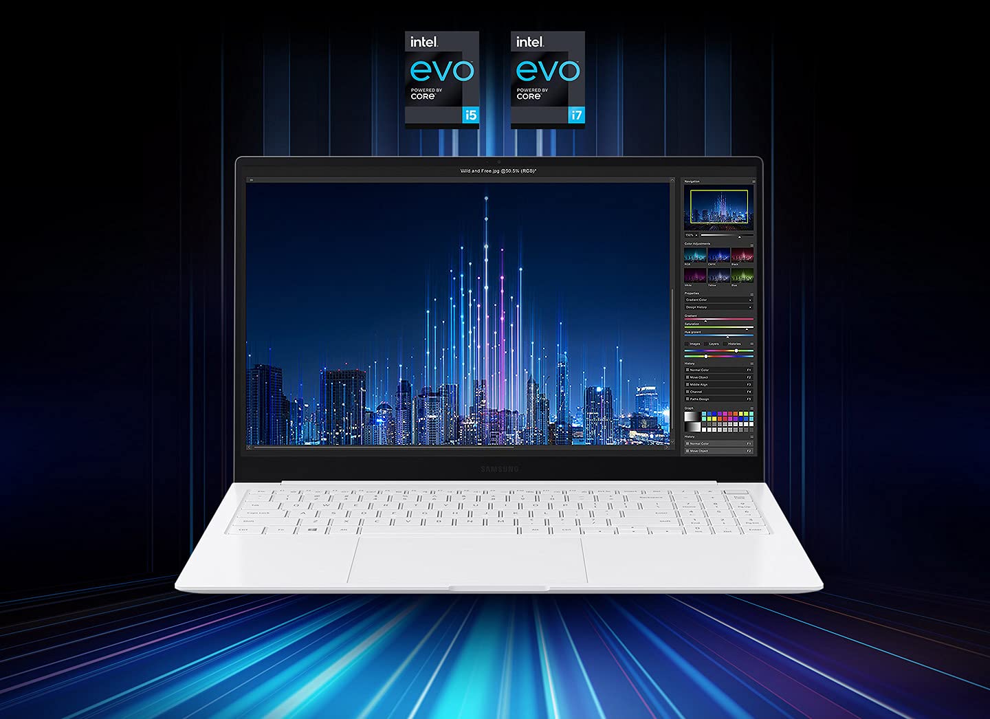 SAMSUNG Galaxy Book Pro Windows 11 Intel Evo Platform Laptop Computer 13.3" AMOLED Screen 11th Gen Intel Core i5 Processor 8GB Memory 256GB SSD Long-Lasting Battery, Mystic Silver