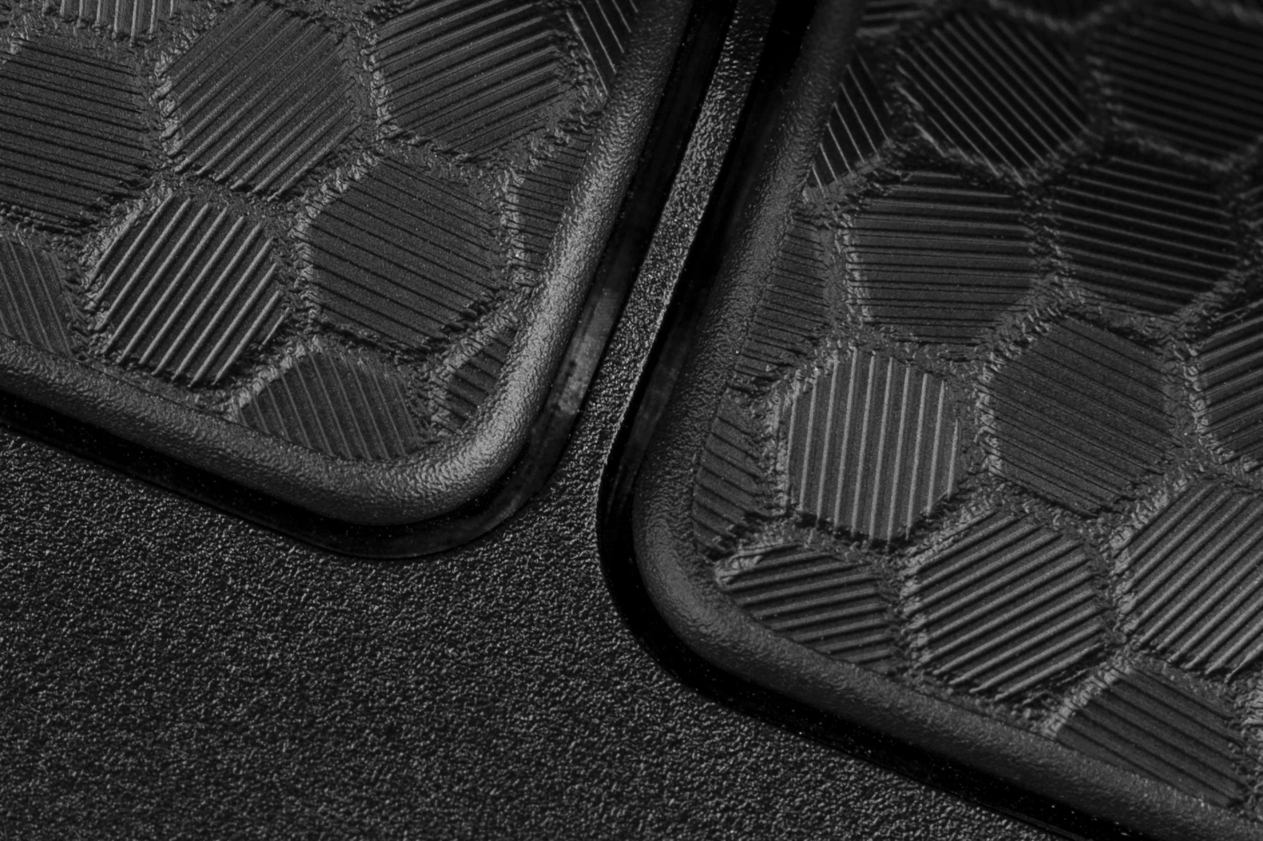 TouchProtect Front & Back Set for Steam Deck - Front trackpads and back button TouchProtect included. (Hex Black)