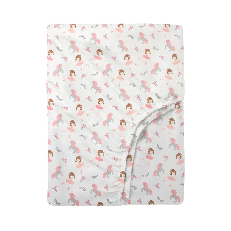 LITTLE CELEBRITY Twin Sheet Set | Kids Sheet & Pillowcase Sets | Twin Sheets for Boys Girls, Fitted Sheet, Top Sheet, Pillowcase | Twin Sheets Set | Twin Bed Sheets | Bed Sheets Twin(Andrea)