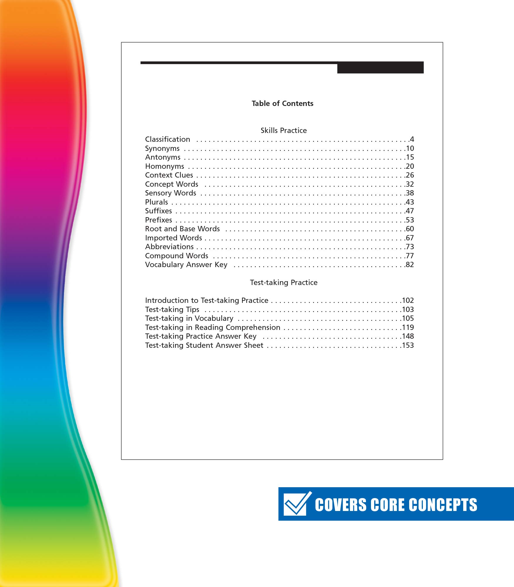 Spectrum Vocabulary, Grade 5