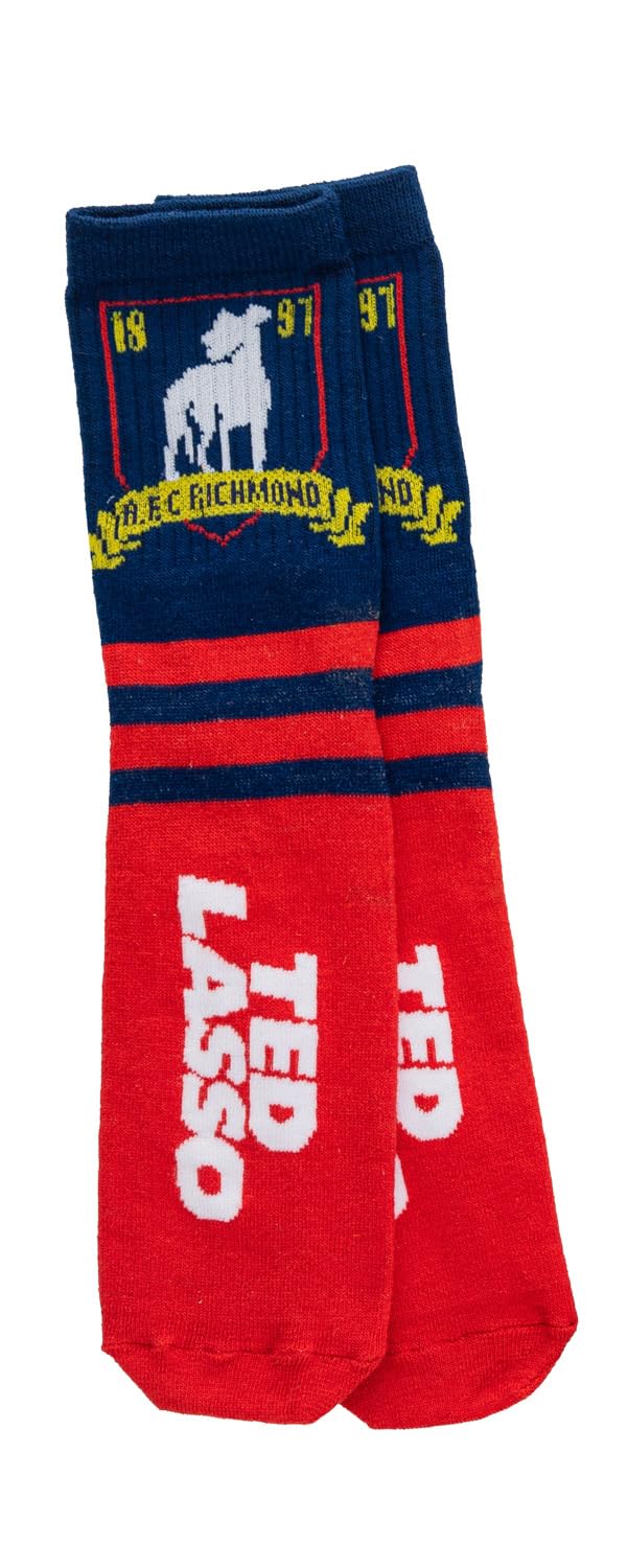 Hyp Ted Lasso Unisex 5-Pack Assorted Quarter Length Crew Socks