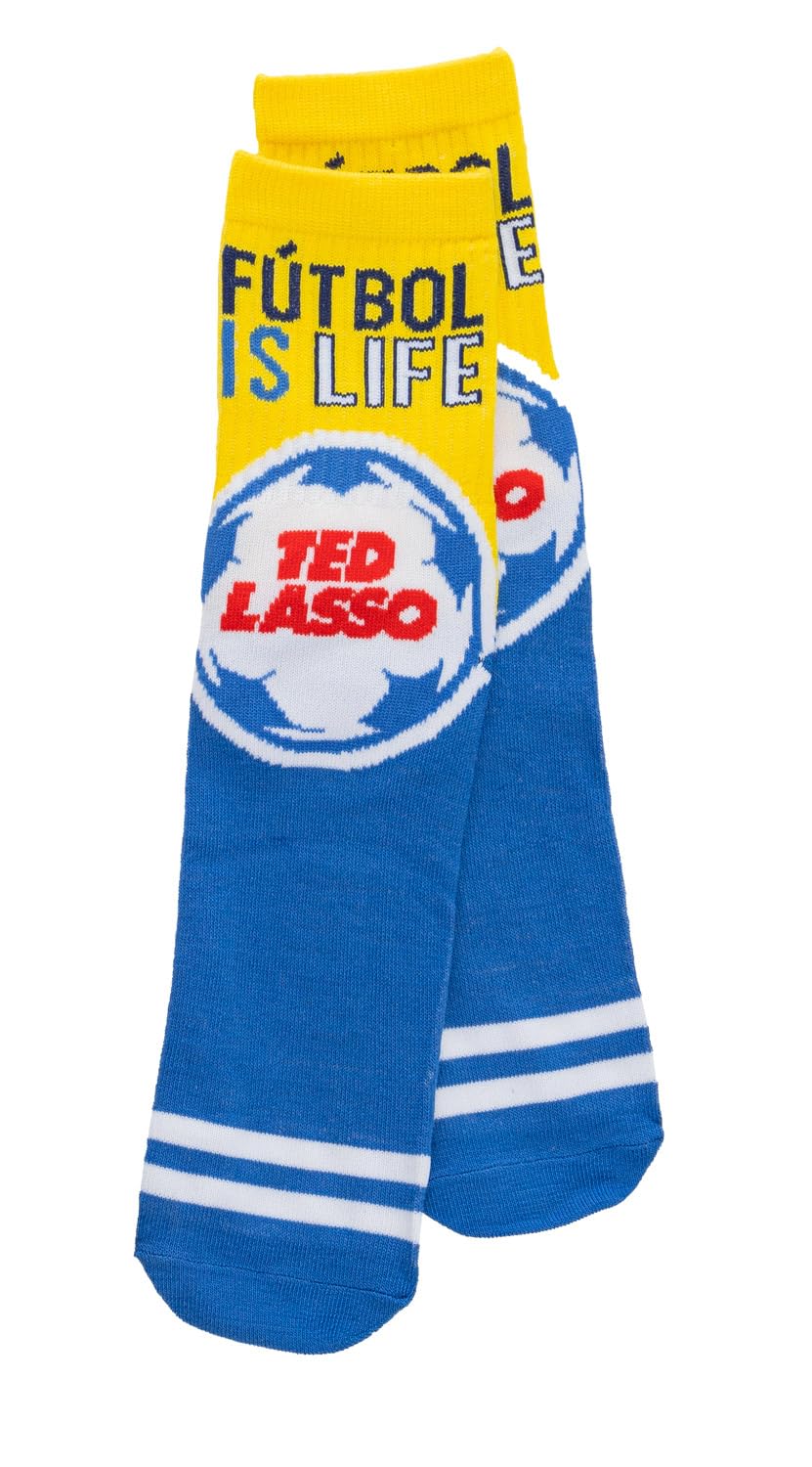 Hyp Ted Lasso Unisex 5-Pack Assorted Quarter Length Crew Socks