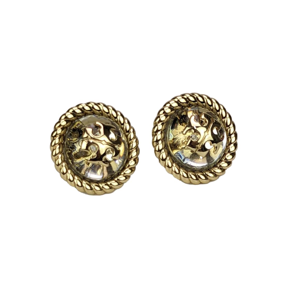 Tory Burch Rope Logo Resin Earring 139831