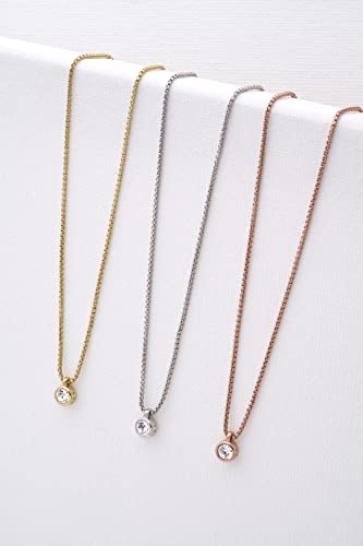 Ted Baker London Sininaa Crystal Pendant Necklace For Women (Gold/Crystal)
