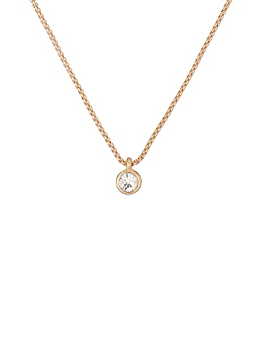 Ted Baker London Sininaa Crystal Pendant Necklace For Women (Gold/Crystal)