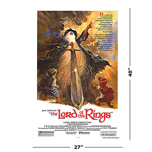 POSTER STOP ONLINE The Lord of The Rings - Movie Poster 1978 Animated (Size 27" x 40")
