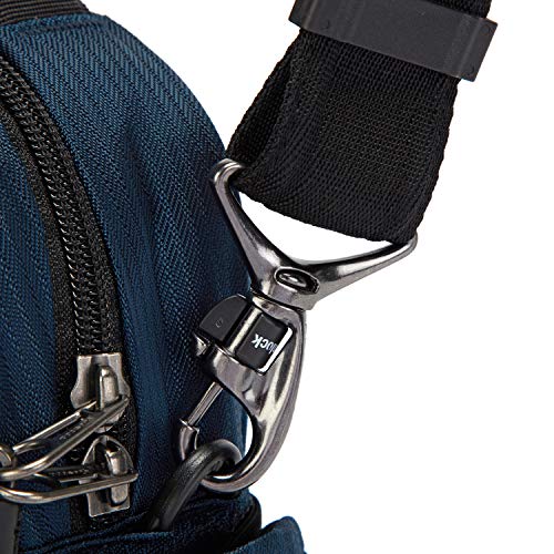 Pacsafe Metrosafe LS200 ECONYL 7 Liter Anti Theft Crossbody/Shoulder Bag - Fits 10 inch Tablet, ECONYL Ocean