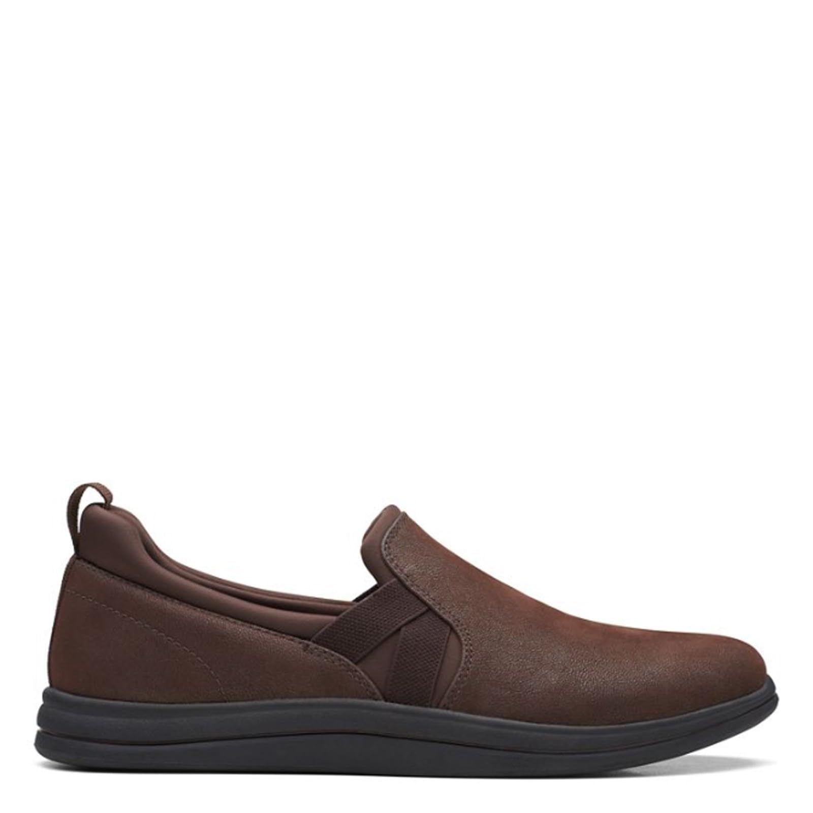 Clarks Women's Breeze Bali Loafer Flat, Brown Synthetic, 8