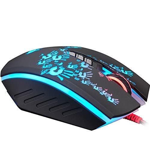 Bloody A60L Optical Gaming Mouse with Light Strike (LK) Switch & Scroll - Fully Programmable and Advance Macros (A60L)