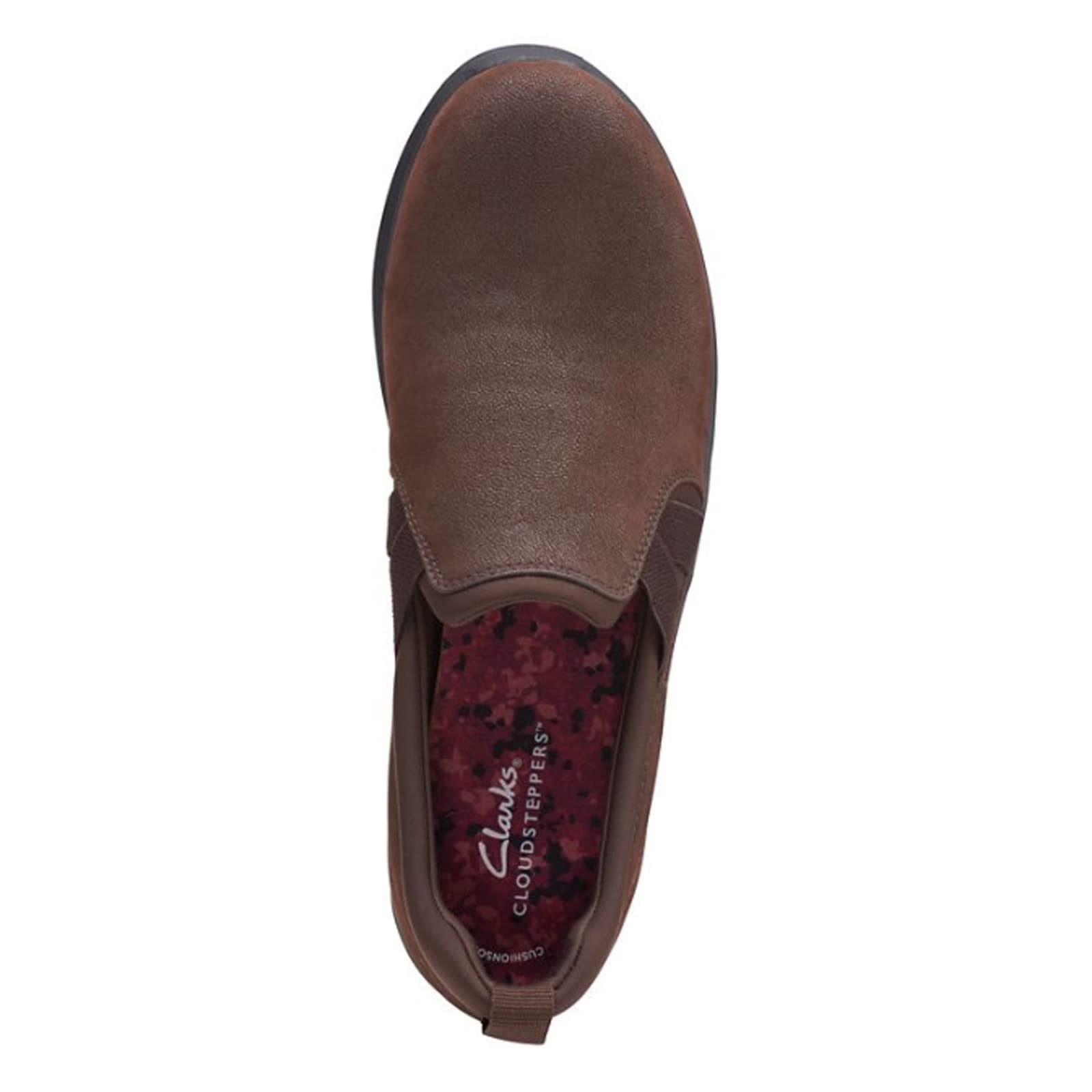 Clarks Women's Breeze Bali Loafer Flat, Brown Synthetic, 8