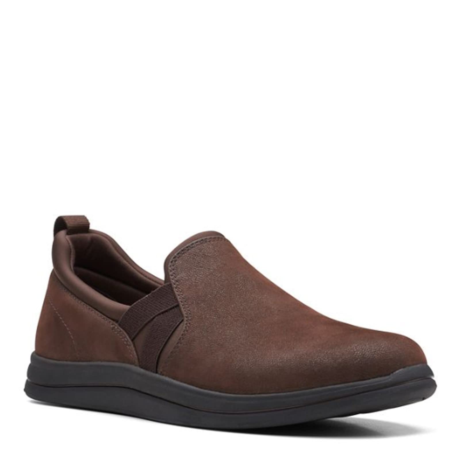Clarks Women's Breeze Bali Loafer Flat, Brown Synthetic, 8