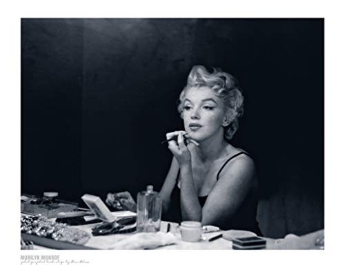 Marilyn Monroe Backstage Black and White Celebrity Icon Poster Print 16 by 20