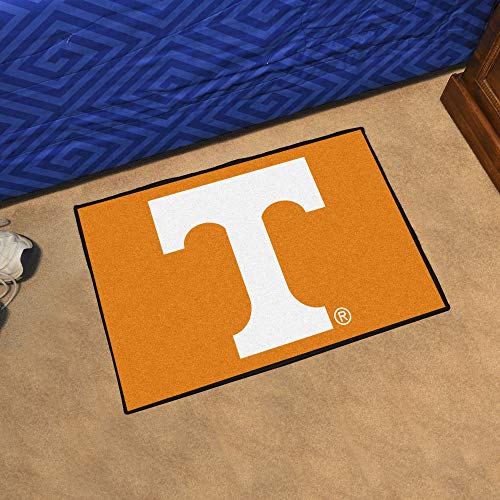 FANMATS - 4376 NCAA University of Tennessee Volunteers Nylon Face Starter Rug 19"x30"