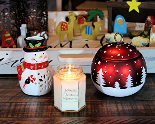 Just Makes Scents 3 Pack - Christmas Memories (Cinnamon, Clove & Vanilla) Blended Soy Candle