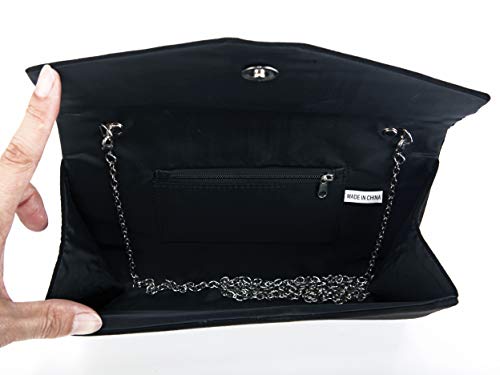 Nodykka Purses and Handbags Envelope Evening Clutch Crossbody Bags Velvet Classic Wedding Party Shoulder Bag for Women …
