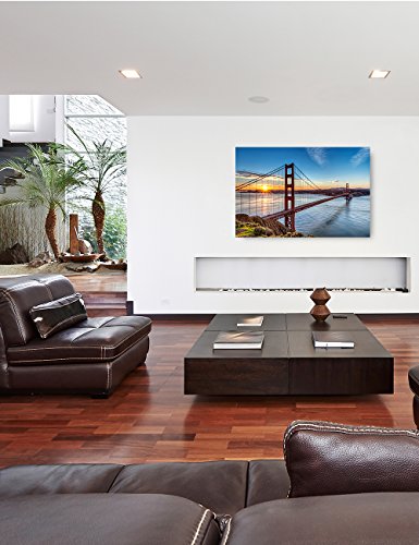DECORARTS - Golden Gate Bridge, San Francisco, Califonia. Giclee Canvas Prints for Wall Decor. 36x24x1.5