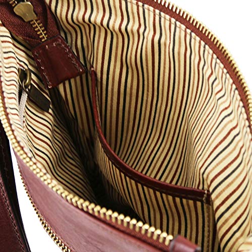Tuscany Leather Jason Leather Crossbody Bag Brown