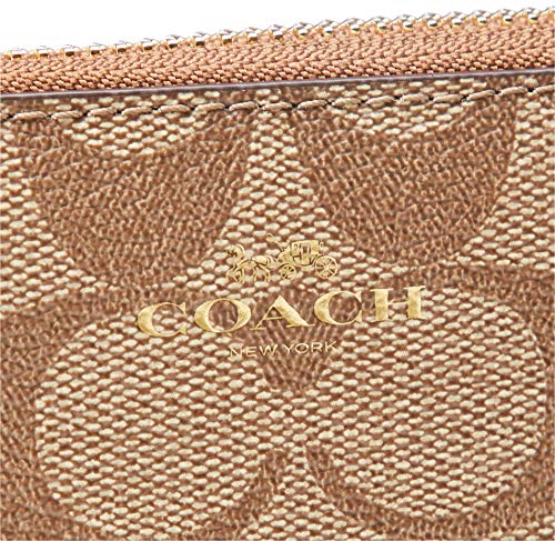 COACH(コーチ) Women Wallet, Khaki/Saddle, One Size