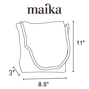 Maika Recycled Canvas City Sling Crossbody Bag, Stripes Charcoal, Grey