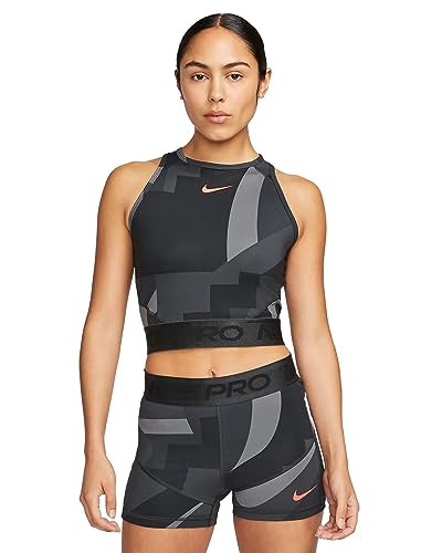 Nike Pro Dri-FIT Women's Cropped Training Tank (as1, alpha, m, regular, regular)