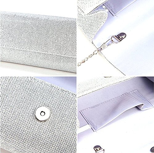 lovyoCoCo Evening Bag Clutch Purses for Women, Ladies Sparkling Party Handbag Wedding Bag