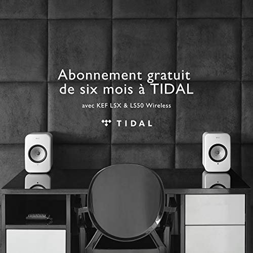 KEF LSX Wireless Music System (White, Pair)
