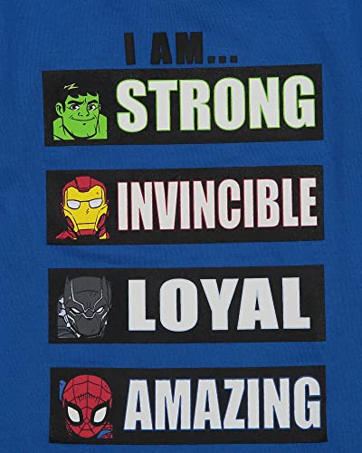 Marvel Avengers Super Hero Adventures Spider-Man Hulk Iron Man Toddler Boys 4 Pack Graphic T-Shirts 5T
