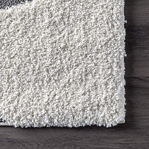 nuLOOM Carolyn Cozy Soft & Plush Shag Area Rug, 4' x 6', Beige