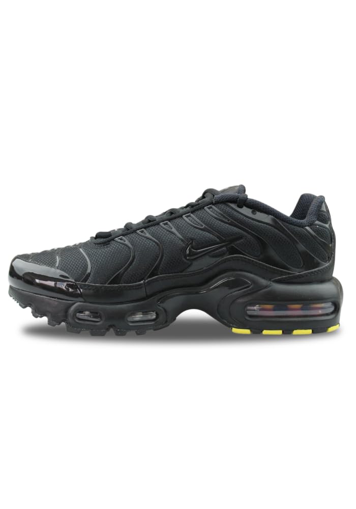 Nike Air Max Plus (gs) Big Kids Cd0609-001 Size 6.5 Black/Black-Black