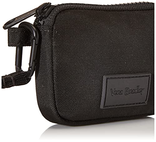Vera Bradley Women's Recycled Lighten Up Reactive Zip-around Wristlet With RFID Protection, Black, One Size