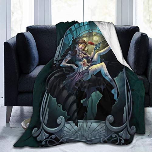 MillicentCob Bioshock Ultra-Soft Micro Fleece Blanket Soft and Warm Throw Blanket Digital Printed Blanket (50"" X40, 60 X 50, 80 X 60)
