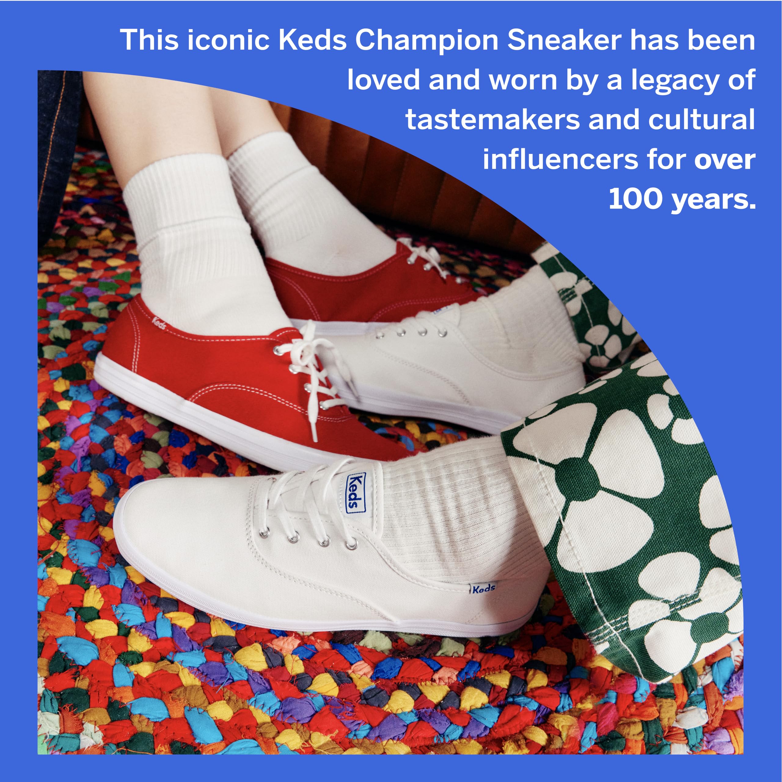 Keds Women's Champion Sneaker,White Canvas,8 M US