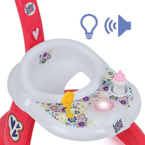 Hauck Baby Alive Doll Walker Blue , Red, White