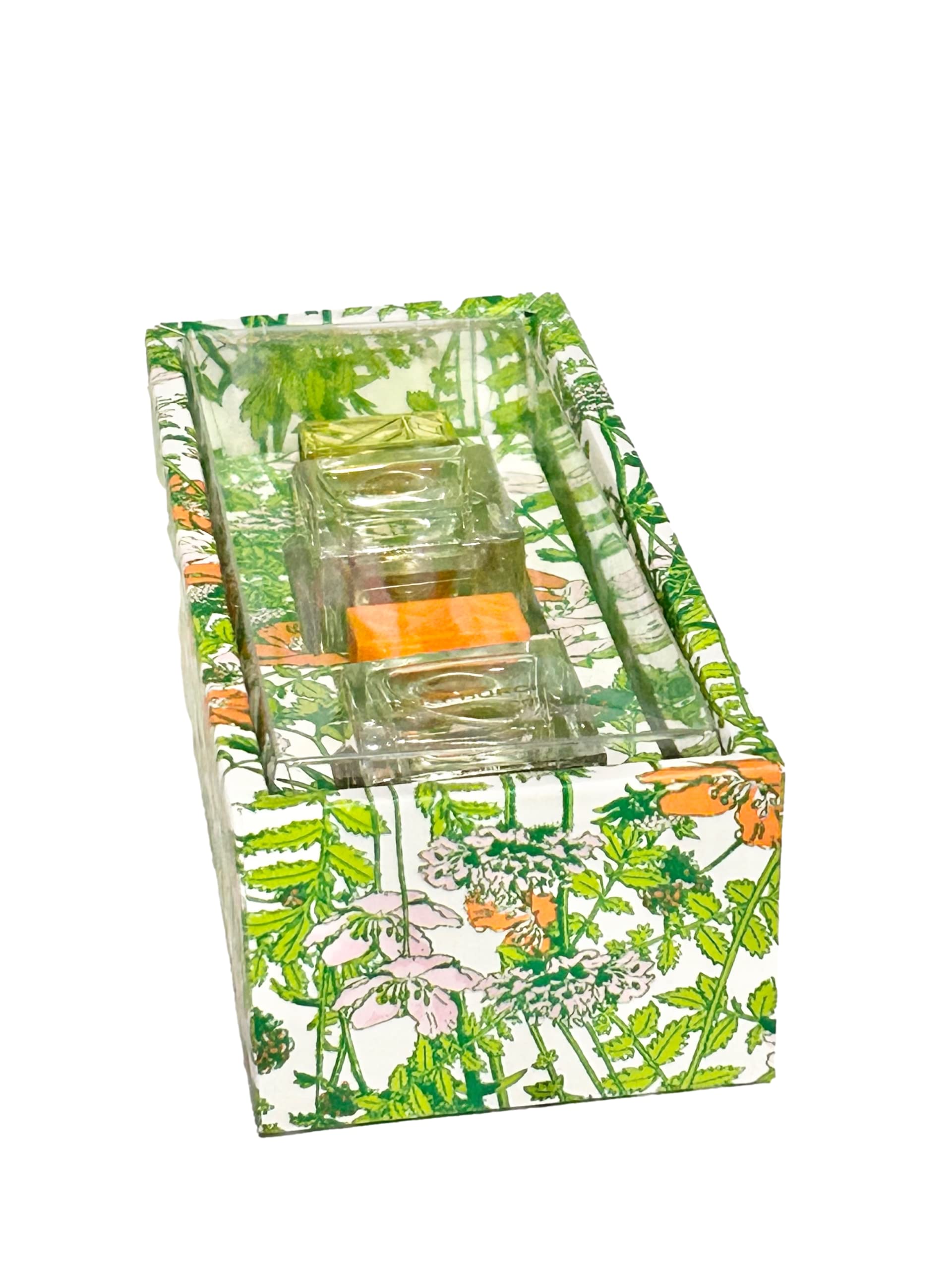 Tory Burch Duo Women Mini Travel Size Splash On Dabber Set Set Knock On Wood & Eau De Parfum 7 ml / 0.24 Fl Oz each EDP (2 Piece set)