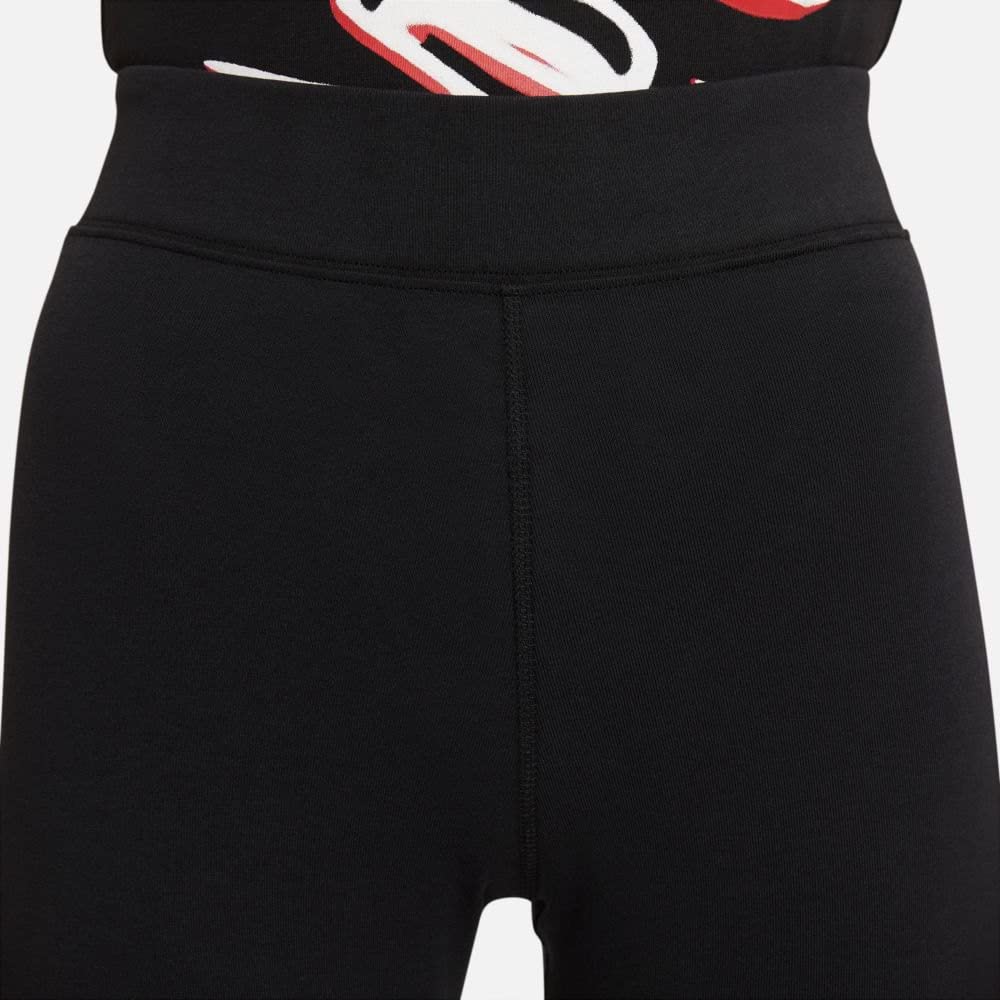 Nike Sportswear Essential Women`s Plus Size High-Waisted Leggings (as1, Alpha, 3X, Plus, Regular, Black(DC6950-010)/W, 3X, Regular)