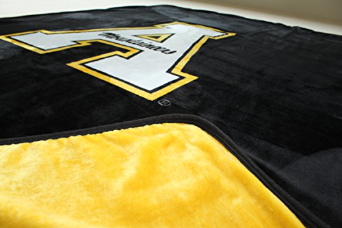 Dormitory 101 Appalachian State University Premium Quality Plush Fleece Blanket - X Large 60"X80". Fits Queen or Twin XL Bedding. Great