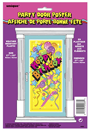 Unique Party Decoration, 60" x 27", Multicolor