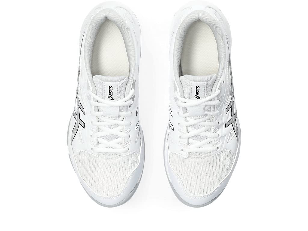 ASICS Women's Gel-Rocket 11 Volleyball Shoes, 9.5, White/Pure Silver
