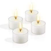 Simcha Tealight Candles No Messy Cleanup Easy Disposal Protects Surfaces Sophisticated Design Burns 8 Hours White Unscented Versatile Usage