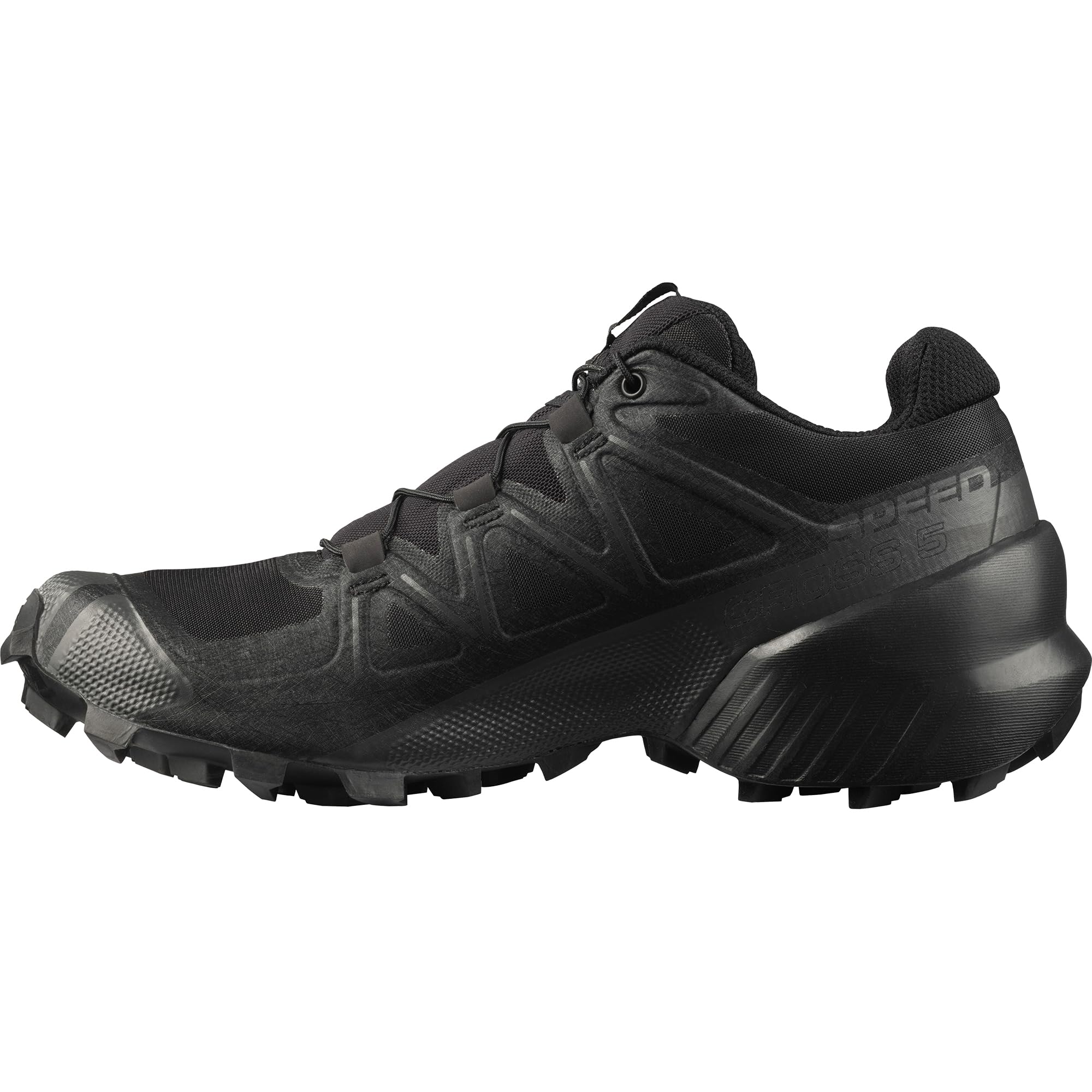 Salomon Women’s Speedcross 5 Trail Running Shoes - Black/Black/Phantom - 7