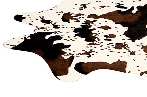 MustMat Cute Cow Print Rug Fun Faux Cowhide Area Rug Nice for Decorating Kids Room 29.5" W x 43.3" L