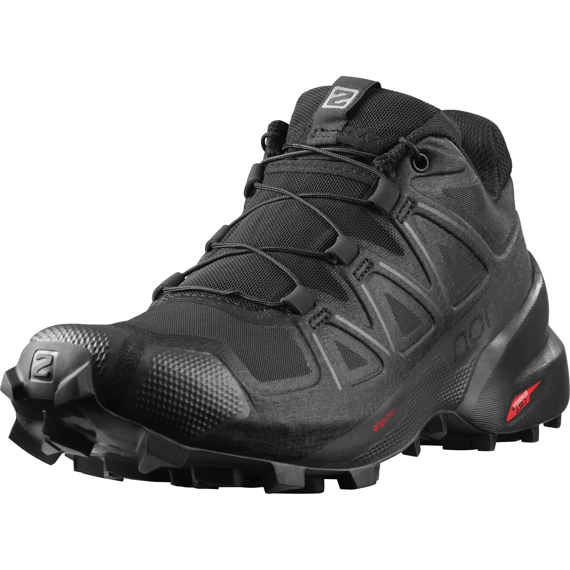 Salomon Women’s Speedcross 5 Trail Running Shoes - Black/Black/Phantom - 7