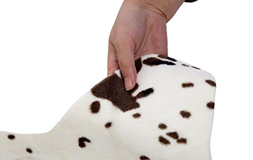 MustMat Cute Cow Print Rug Fun Faux Cowhide Area Rug Nice for Decorating Kids Room 29.5" W x 43.3" L